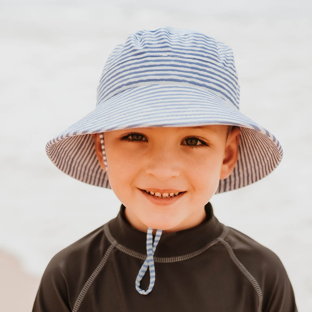 Swim Bucket Hat Stripe – Rock Pool Kids
